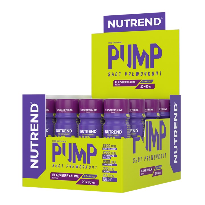Pump Shot Pre WorkOut NUTREND NUTPUMPS20BL