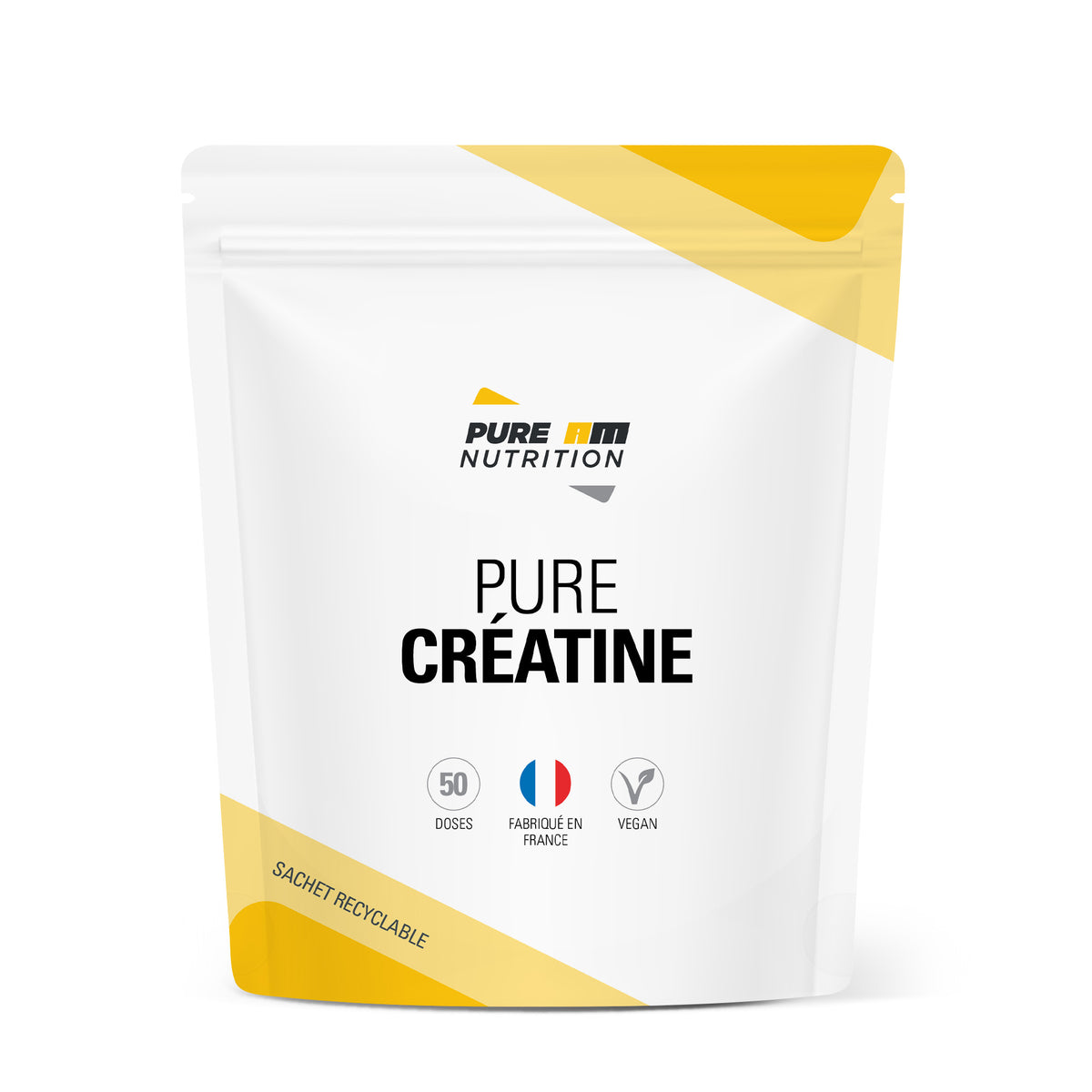 PURE Créatine monohydrate PURE AM NUTRITION Sachet de 150 g Neutre ...