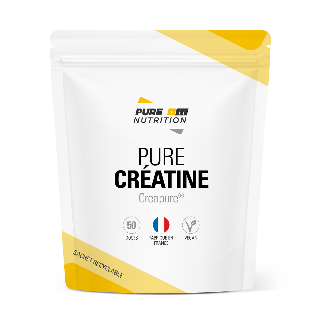 PURE Créatine Creapure® PURE AM NUTRITION Sachet de 150 g Neutre ...