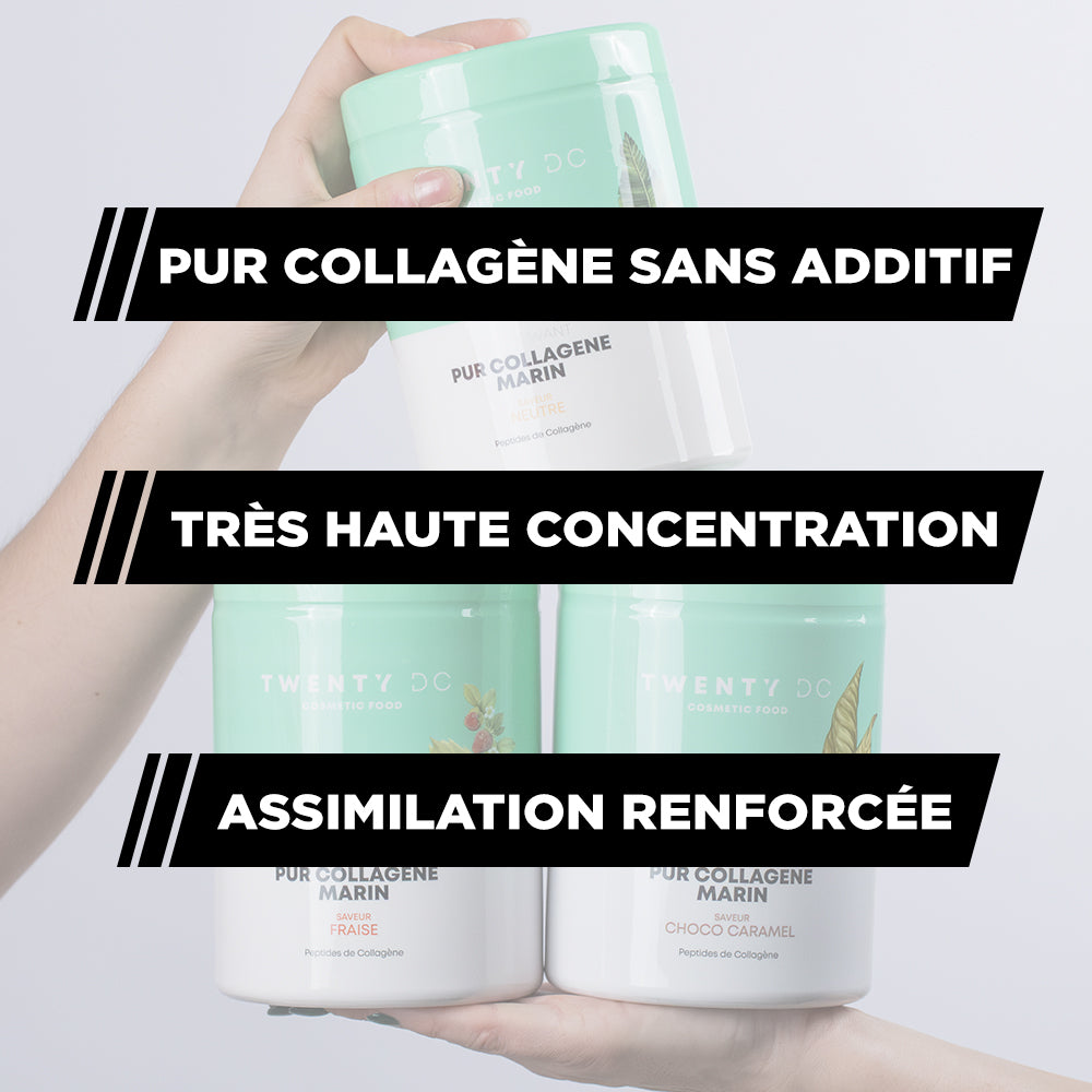 Collagène Marin Pur TWENTY DC Pot de 280 g Chocolat caramel TWECOLM280NE